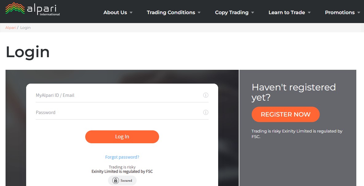 Alpari Forex Giriş - Alpari Trading, İnceleme, Şikayet 2025