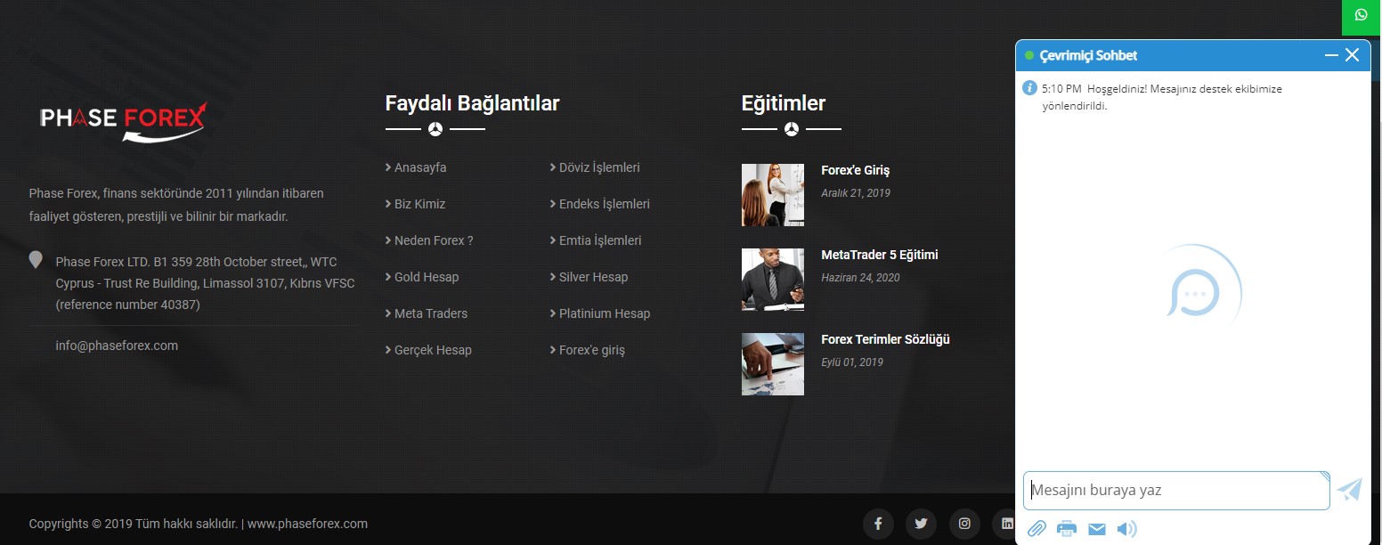 Phase Forex Giriş - Phase Forex Şikayet ve İnceleme 2023